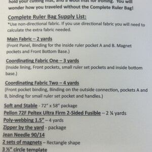 Complete Ruler Bag Pattern by Darla Mitchell From My Fine Stitches by ...