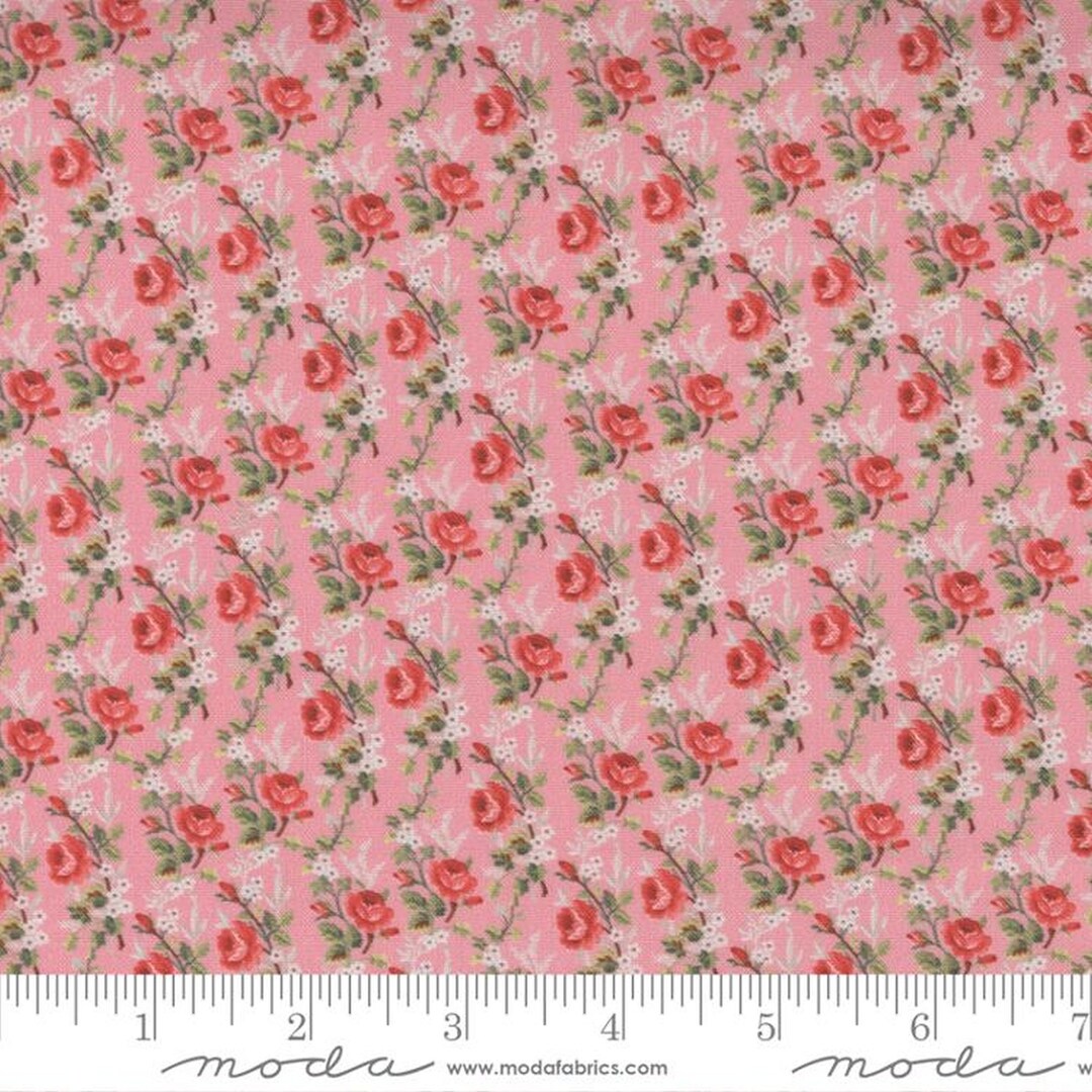 Leather Lace Amazing Grace Peta Pink Fabric 7405-12 by Cathe Holden ...