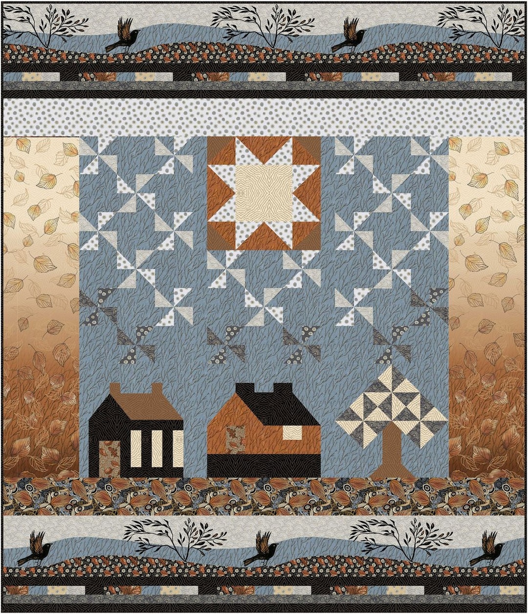 Origins Homestead Quilt Pattern JKD-120 by Jamie Kalvestran Design - Etsy