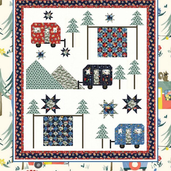 Camper Quilt Pattern - Etsy