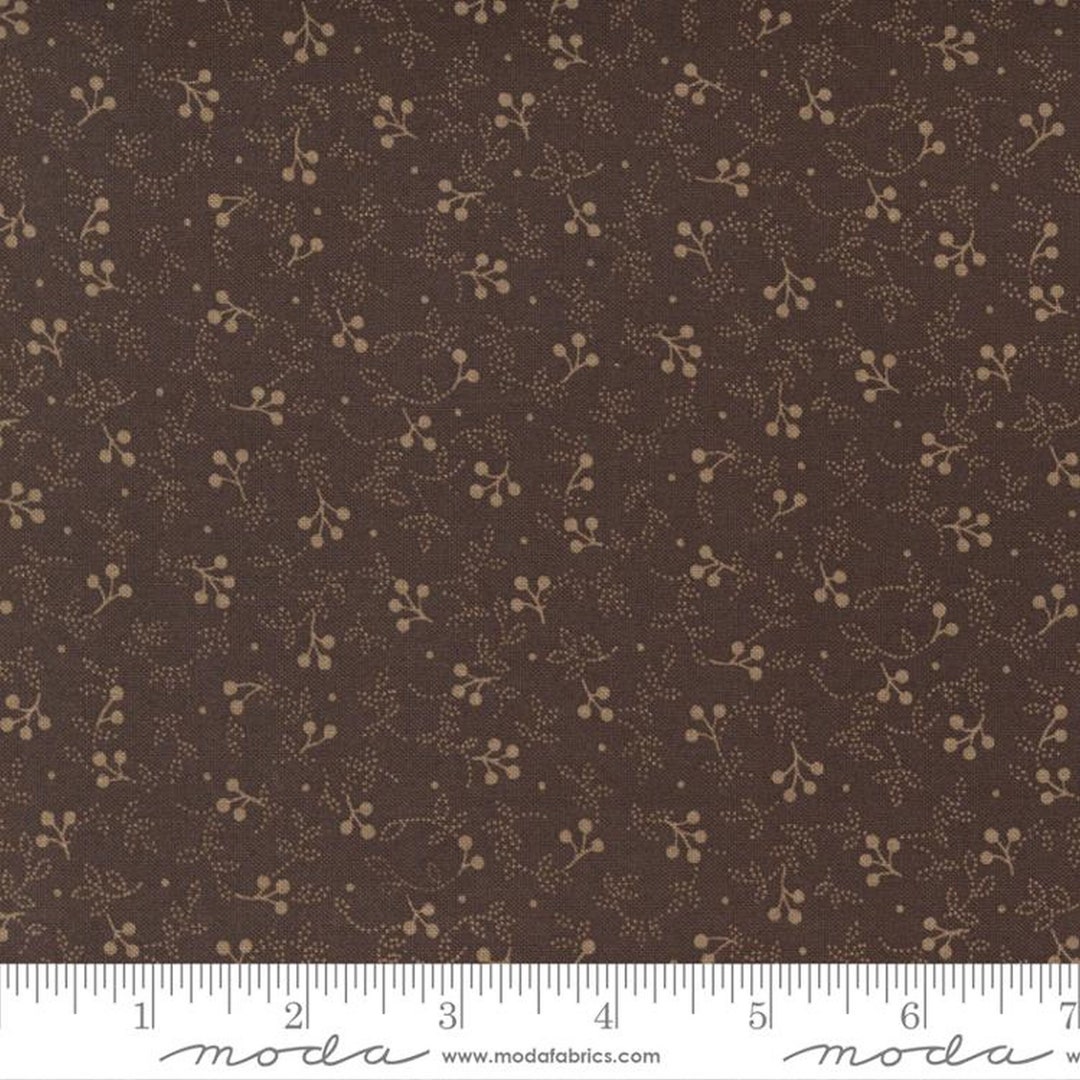Adamstown Berries Brown Reproduction Fabric 38132-28 by Jo Morton From ...