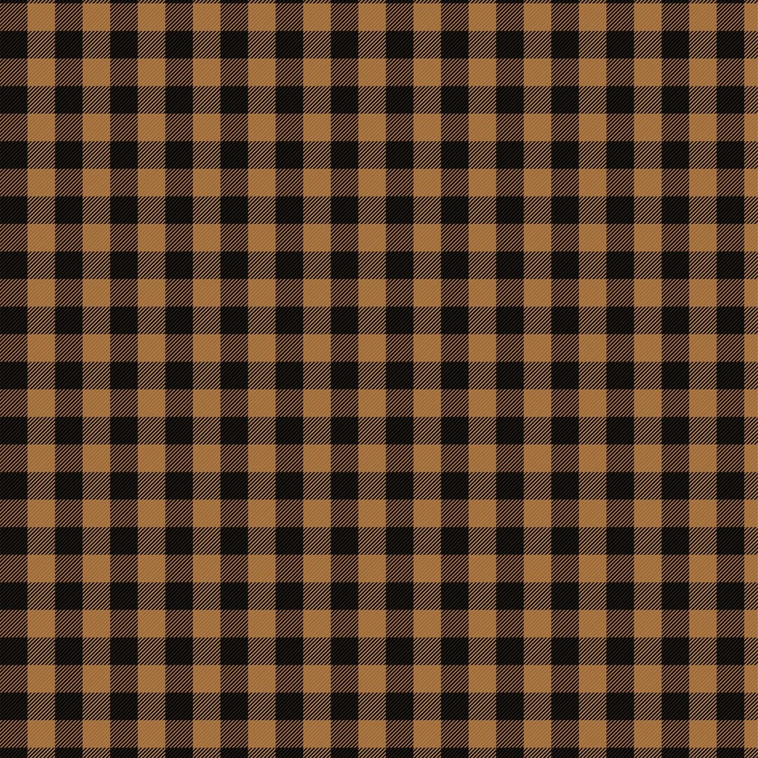 Down by the Lake Brown Buffalo Check Fabric 39145-229 From Wilmington ...
