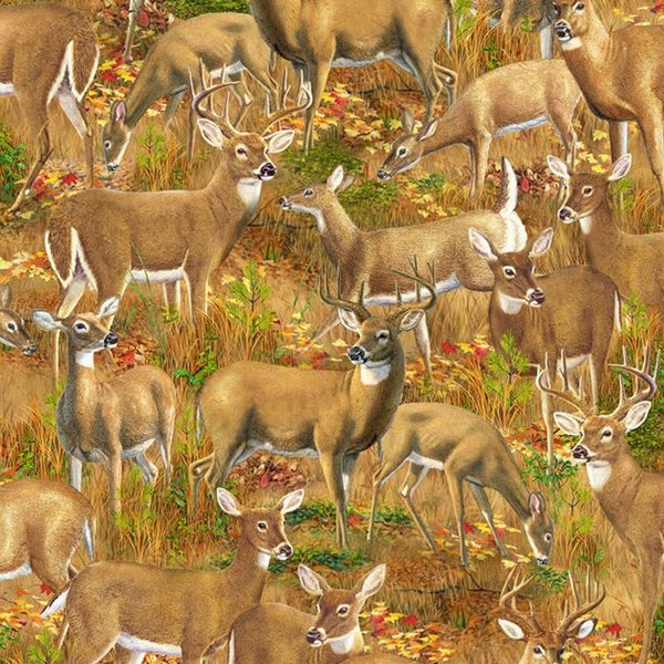 Deer Fabric - Etsy