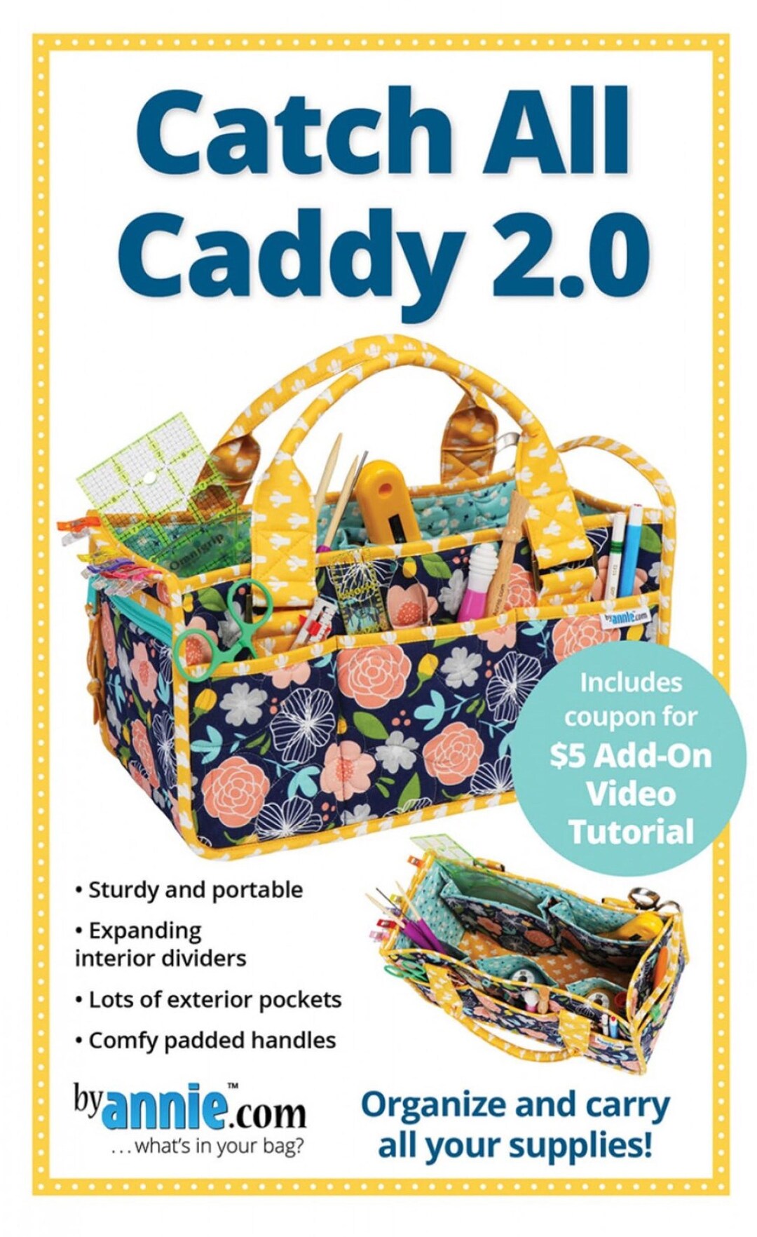 Catch All Caddy 2.0 Pattern PBA225-2 Byannie.com - Etsy