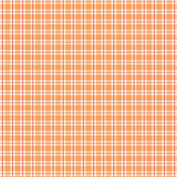 Orange Plaid Fabric - Etsy
