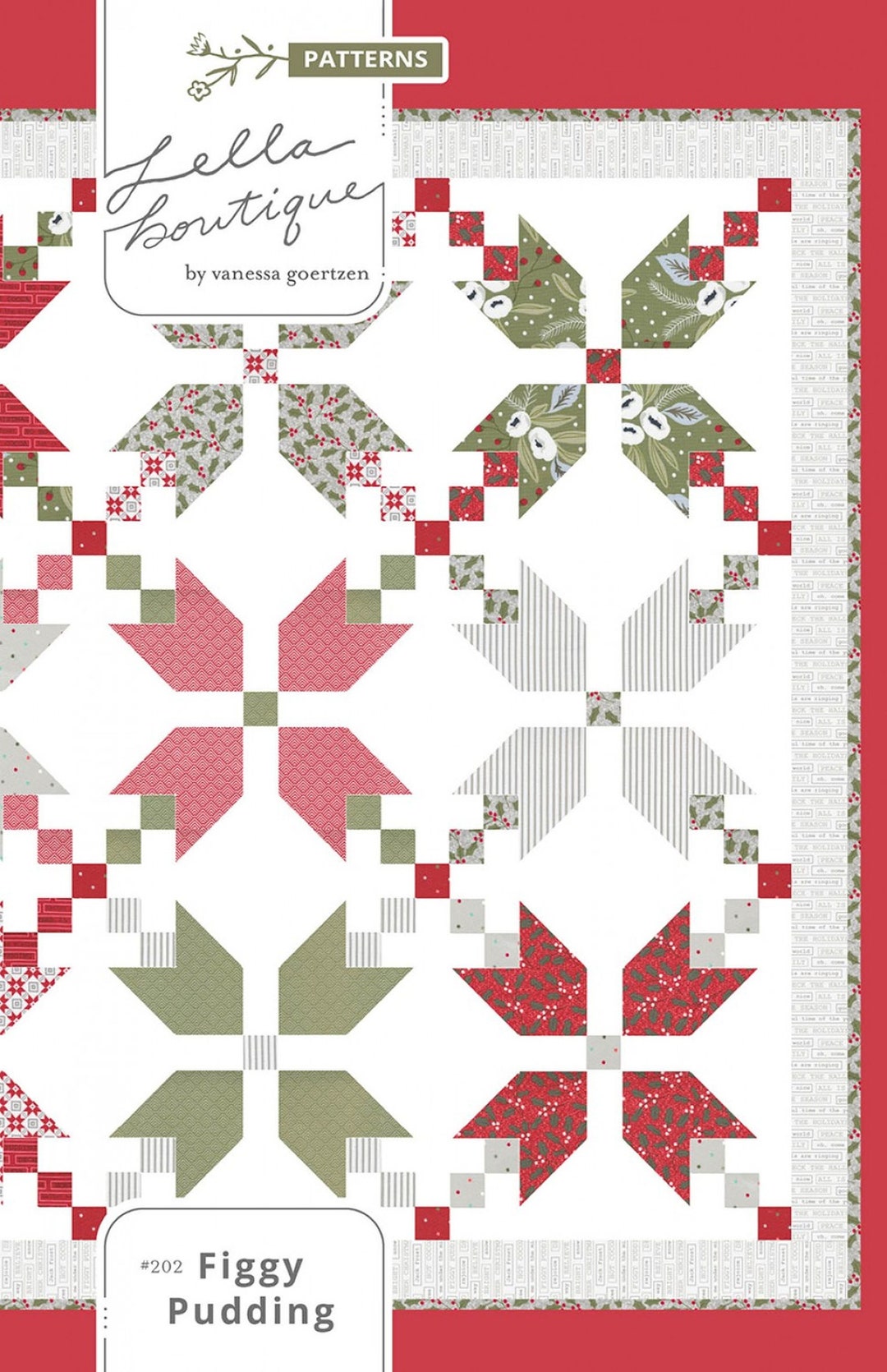 Figgy Pudding Quilt Pattern by Vanessa Goertzen - Etsy