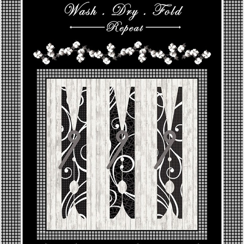 Laundry Motif Fabric - Etsy