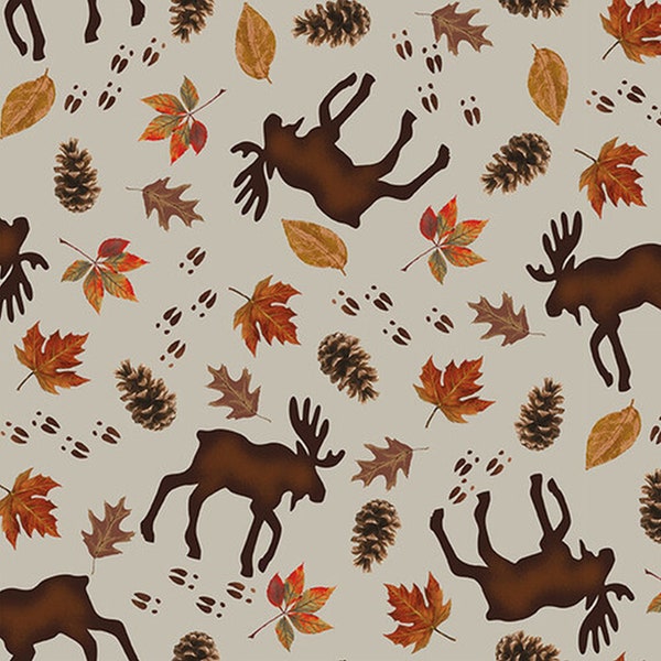 Moose Fabric - Etsy