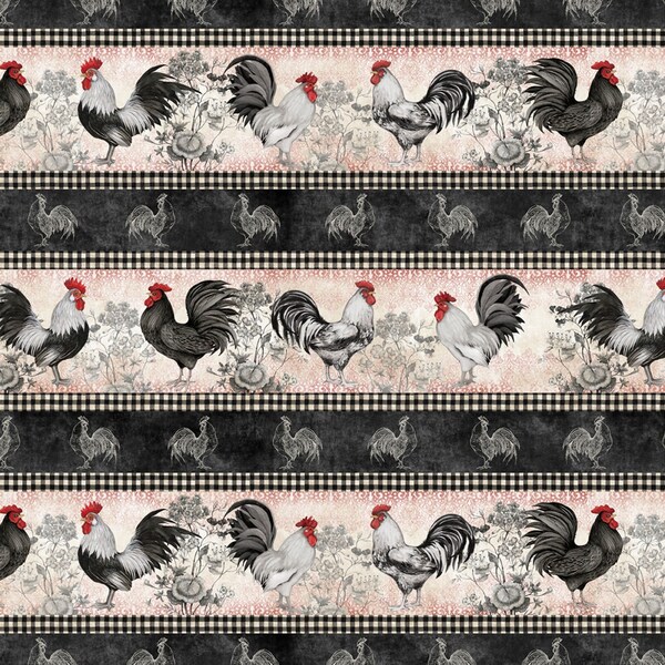 Proud Rooster Fabric - Etsy