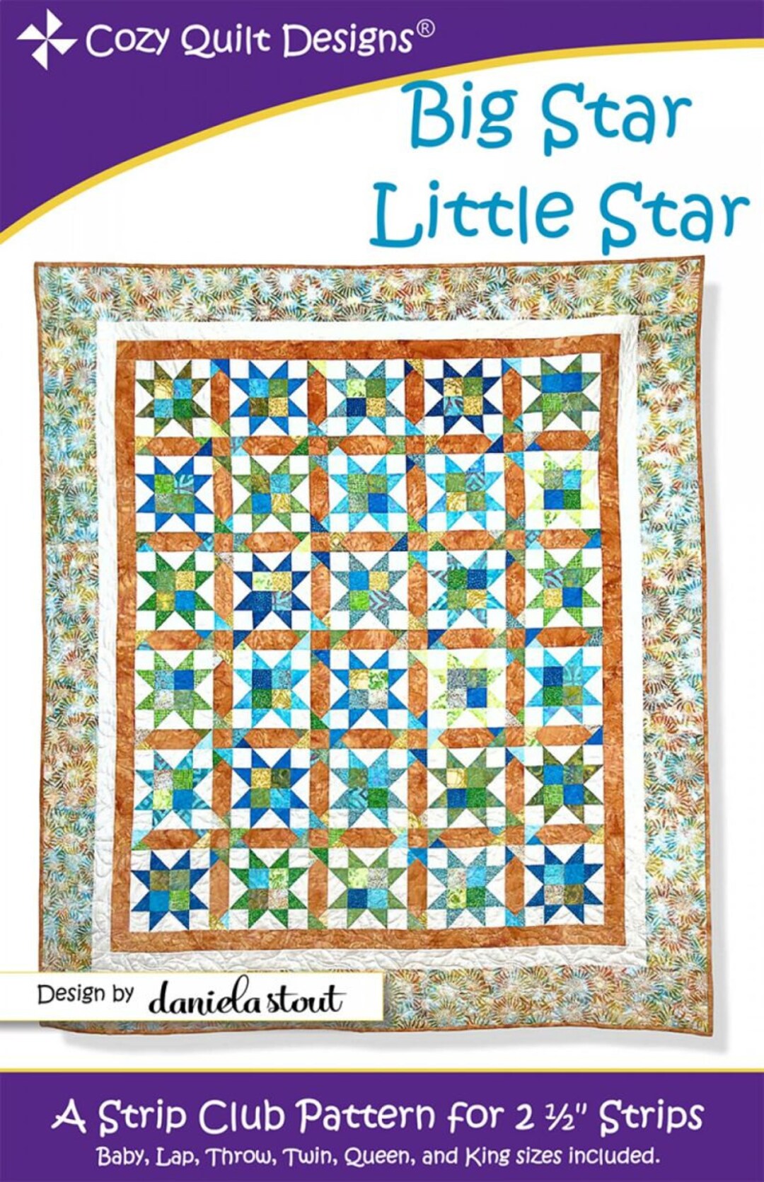 Big Star Little Star Quilt Pattern by Daniela Stout - Etsy