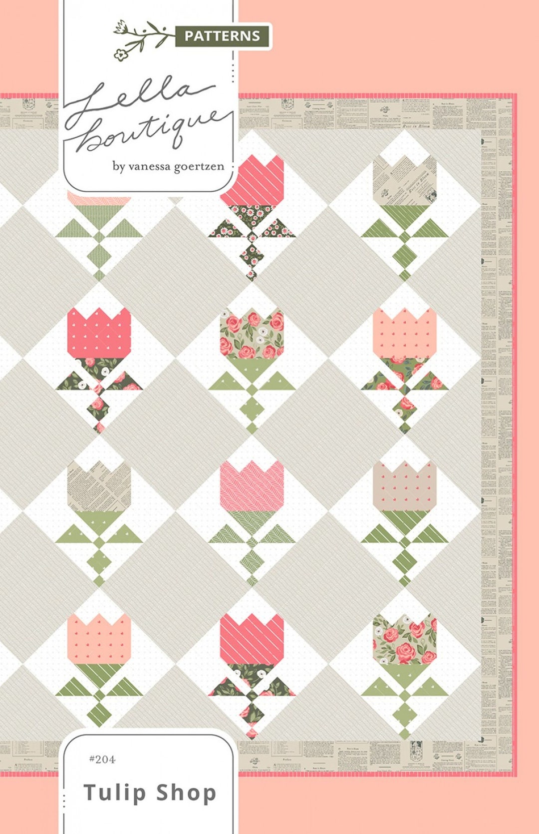 Tulip Shop Quilt Pattern From Vanessa Goertzen - Etsy