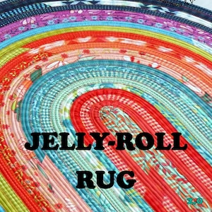 Romaquilts Jelly-roll Rug Pattern by the Pattern - Etsy