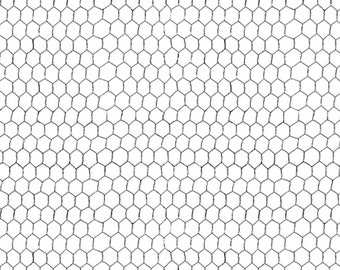 White Chicken Wire Fabric - Etsy