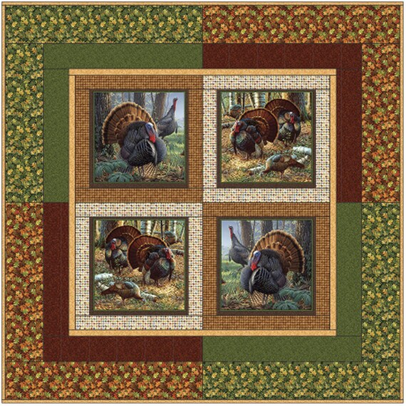 Turkey Trot Quilt Kit - Etsy