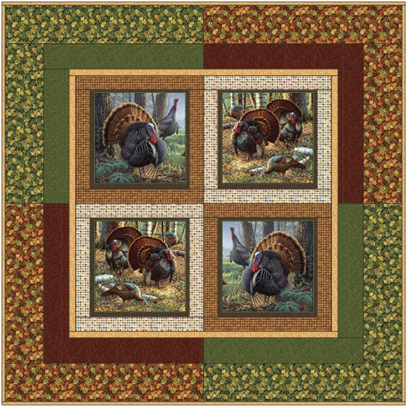 Turkey Trot Quilt Kit - Etsy