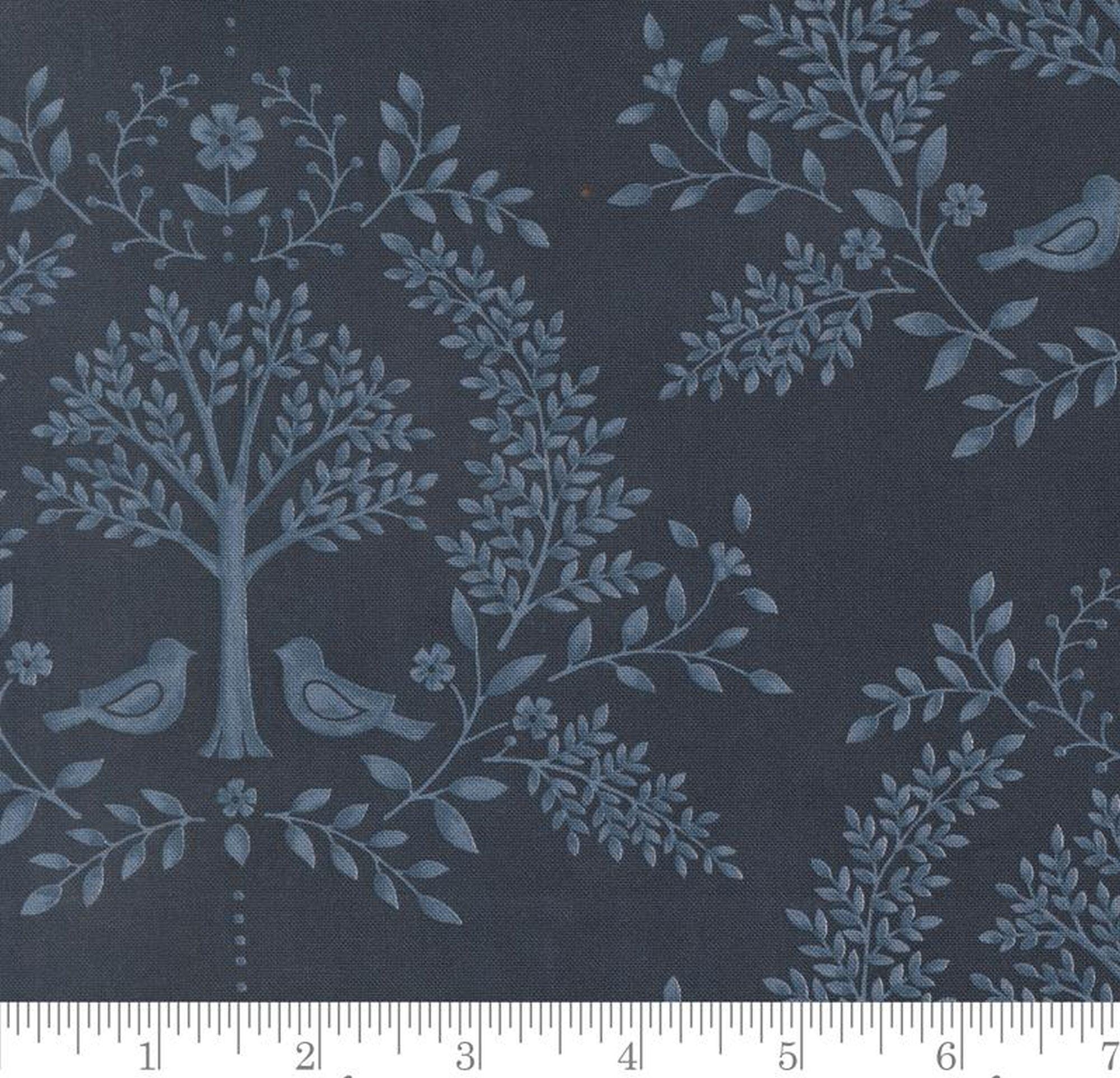 Family Tree Damask Birds Family Tree Night Sky 56160 15 by Deb Strain ...
