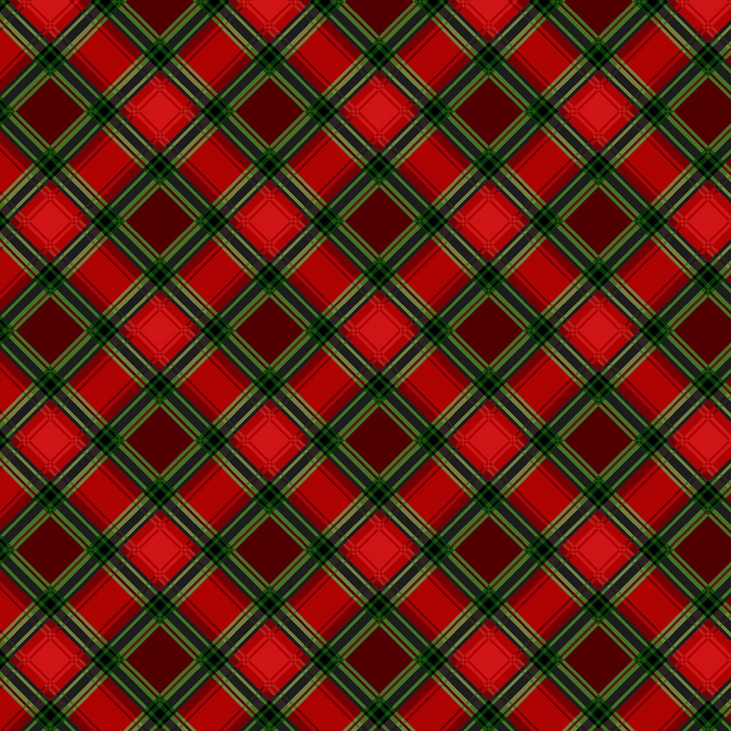 Farmers Market Red Plaid Fabric 4455-88 from Studio E by the | Etsy