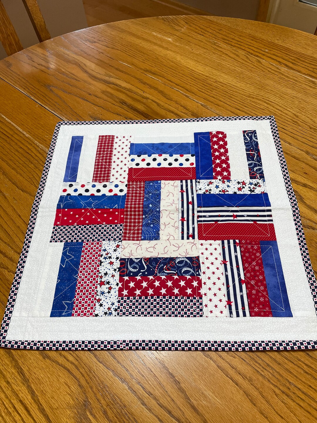 Patriotic Table Topper, Patriotic Wall Hanging, Americana Table Topper ...