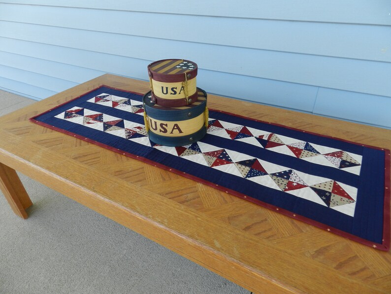Americana Table Runner, Patroitic Table Runner, Country Table Runner ...