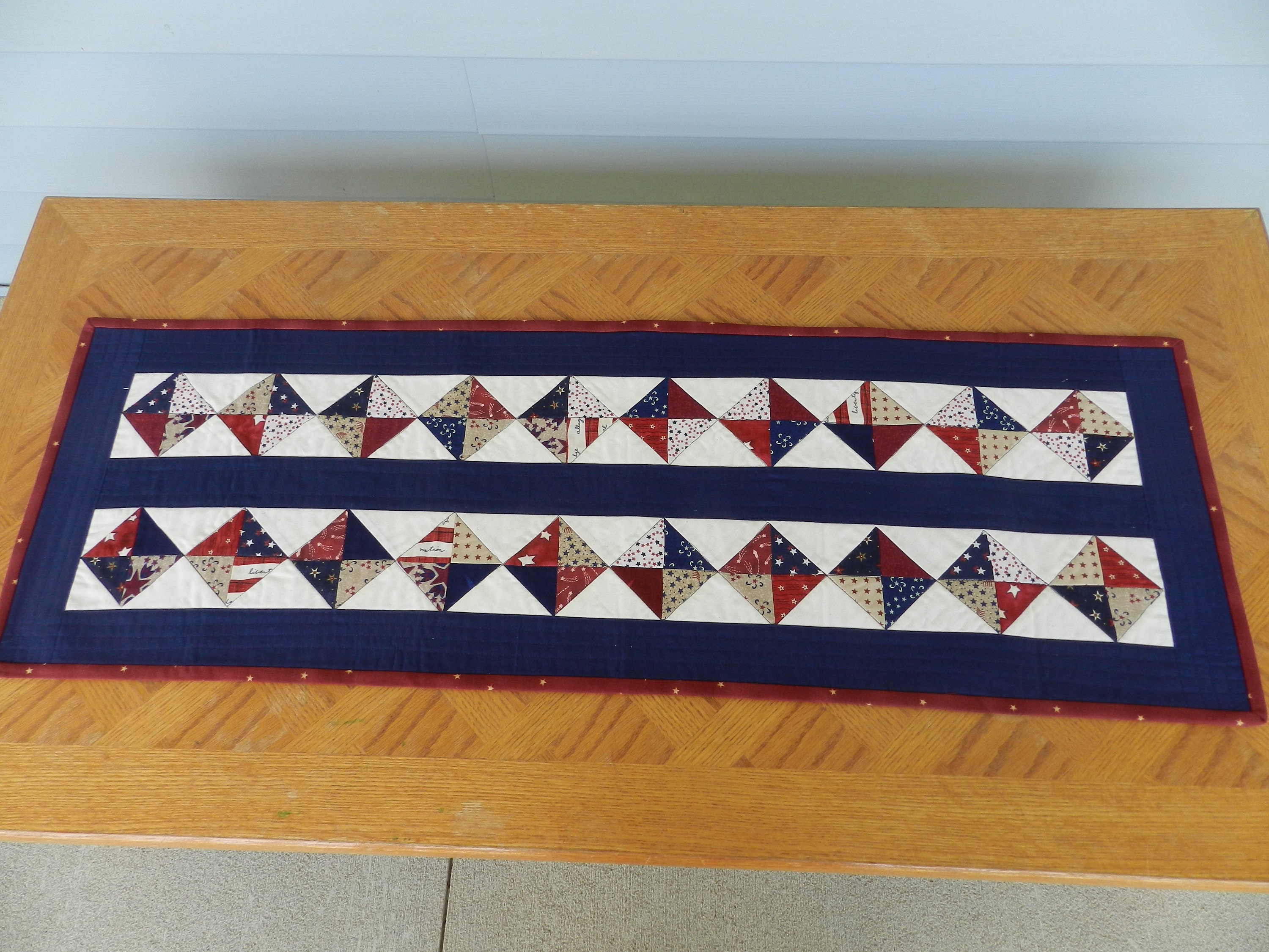 Americana Table Runner, Patroitic Table Runner, Country Table Runner ...