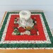 Christmas Poinsettia Table Topper Christmas Wall Hanging - Etsy