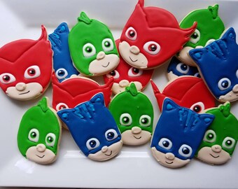 Pj mask cookies | Etsy