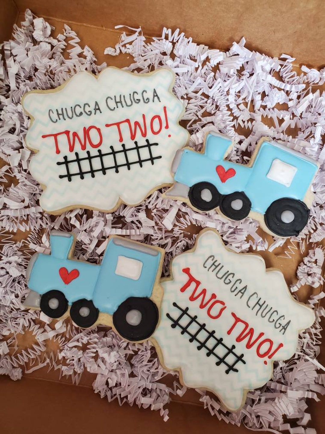 Chugga Chugga Two Two Train Cookies(read TURNAROUND) - Etsy