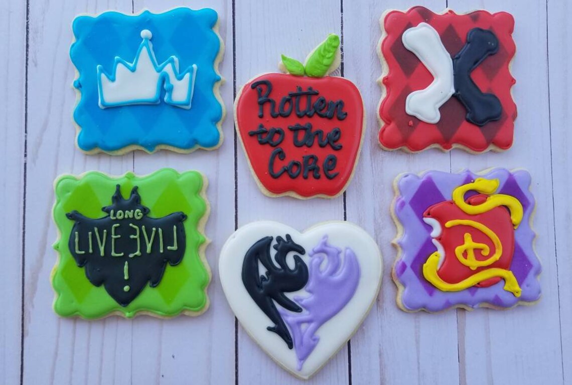 D. Descendants Sugar Cookiesread TURNAROUND - Etsy