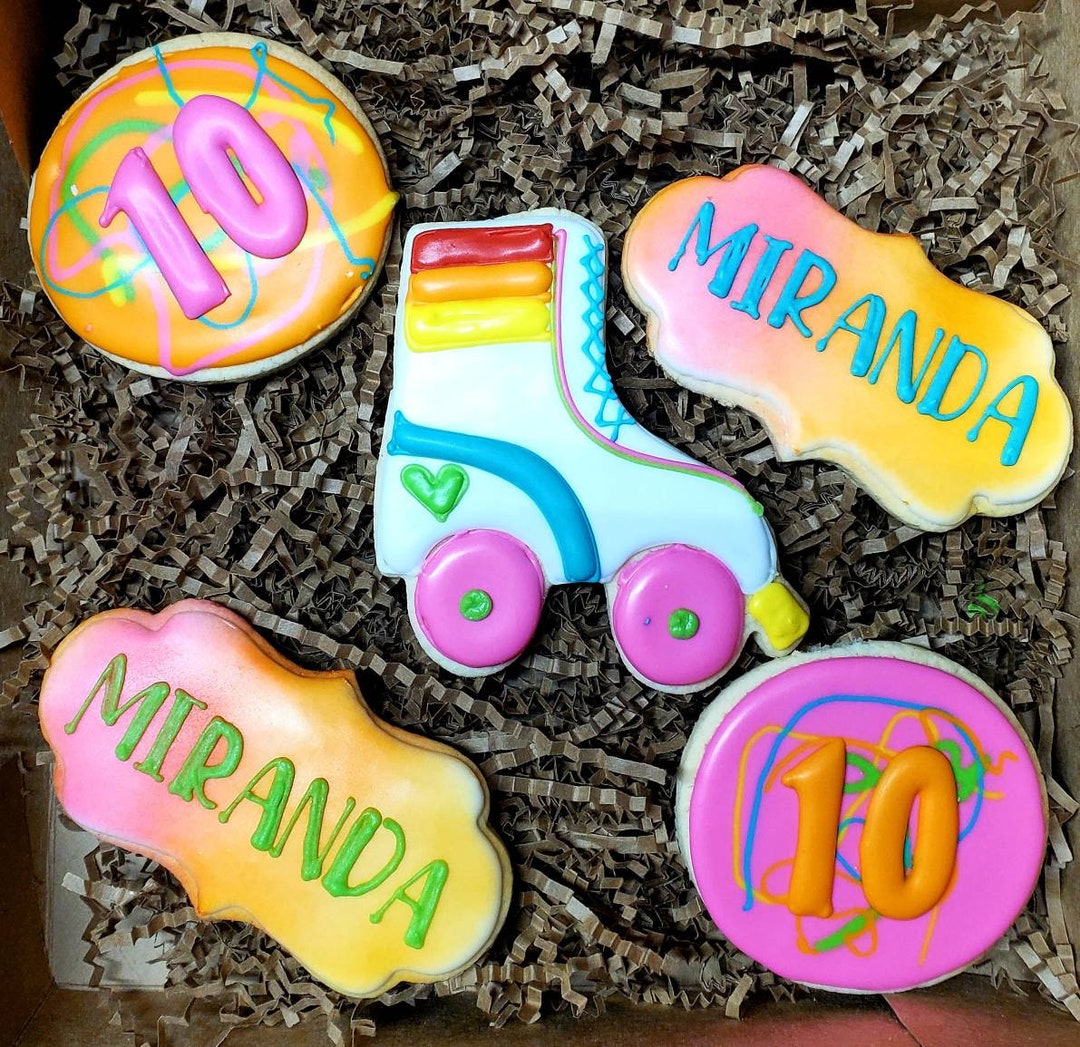 Skate Party Sugar Cookies(read TURNAROUND) - Etsy