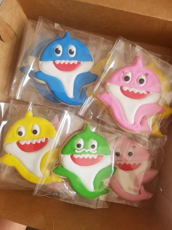 Shark Sugar Cookiesread TURNAROUND - Etsy