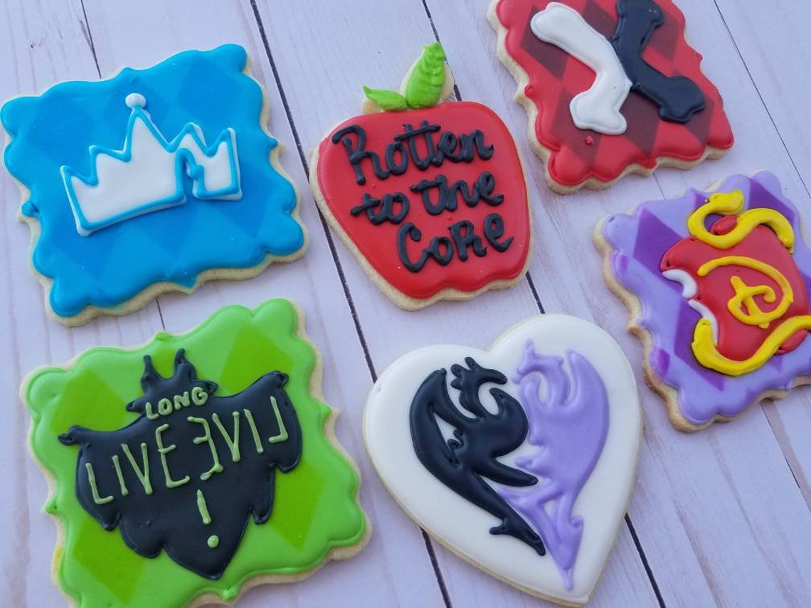 D. Descendants Sugar Cookies(read TURNAROUND) - Etsy