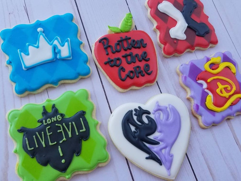 D. Descendants Sugar Cookiesread TURNAROUND - Etsy