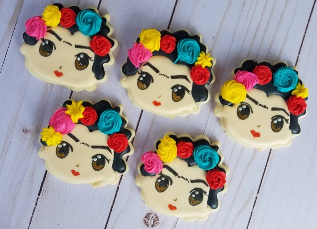 Galletas de azúcar Frida kahloLEER TURNAROUND - Etsy México