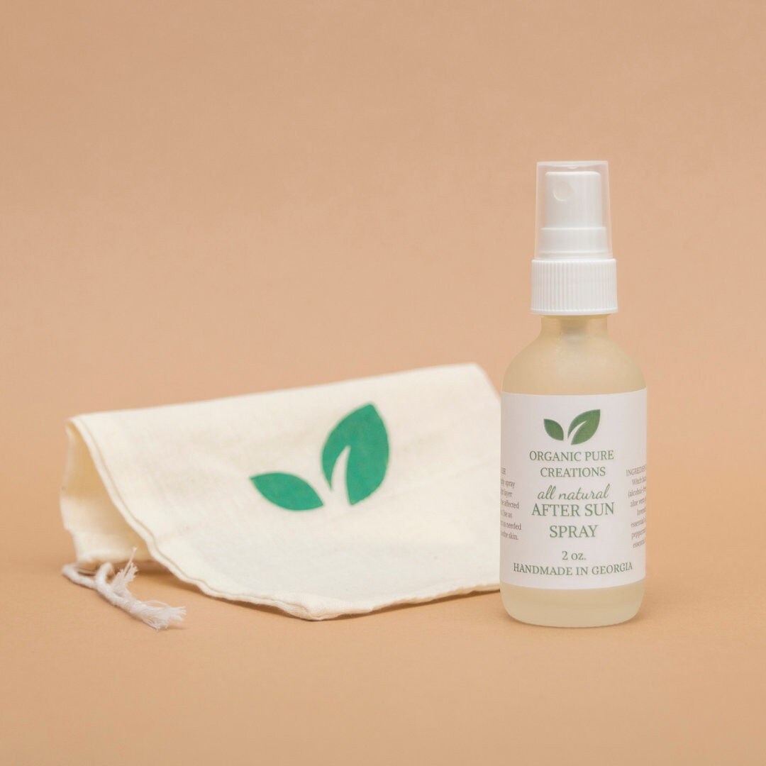 Sunburn Cooling Spray, After Sun Body Mist Skin Care, All Natural ...