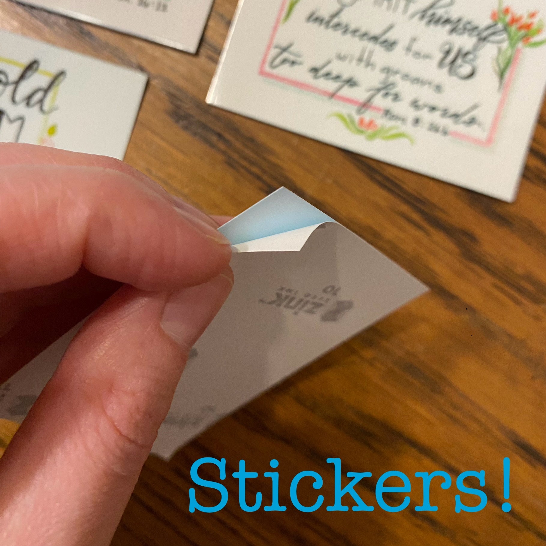 Bible Verse Stickers | 2x3” | Hand-painted Scripture Memory Verse - Etsy