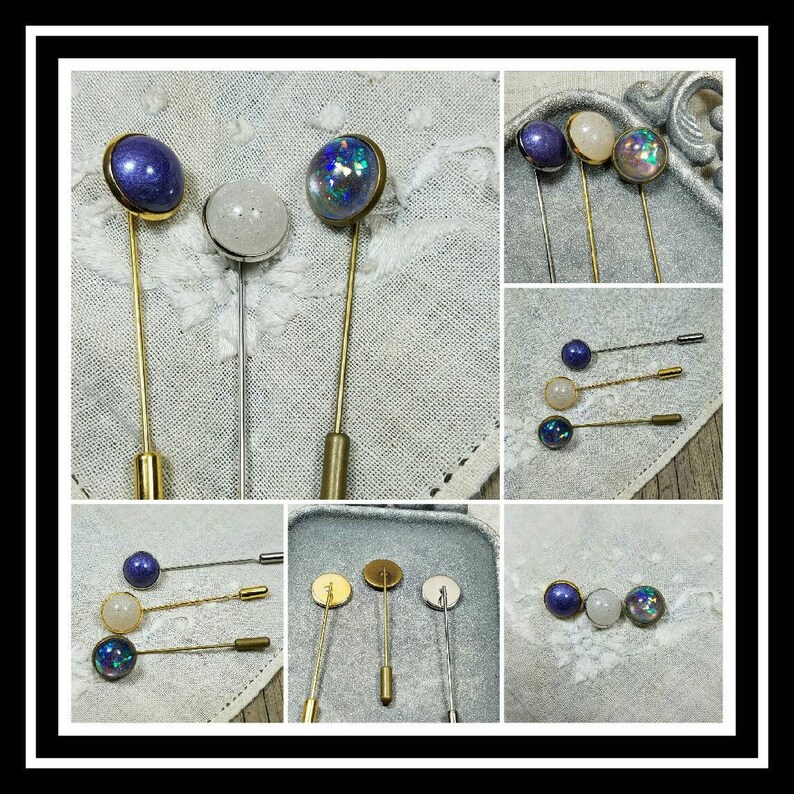 Memorial Ash Brooch Pin/cremation Jewelry/ Cremation Pin/pet - Etsy