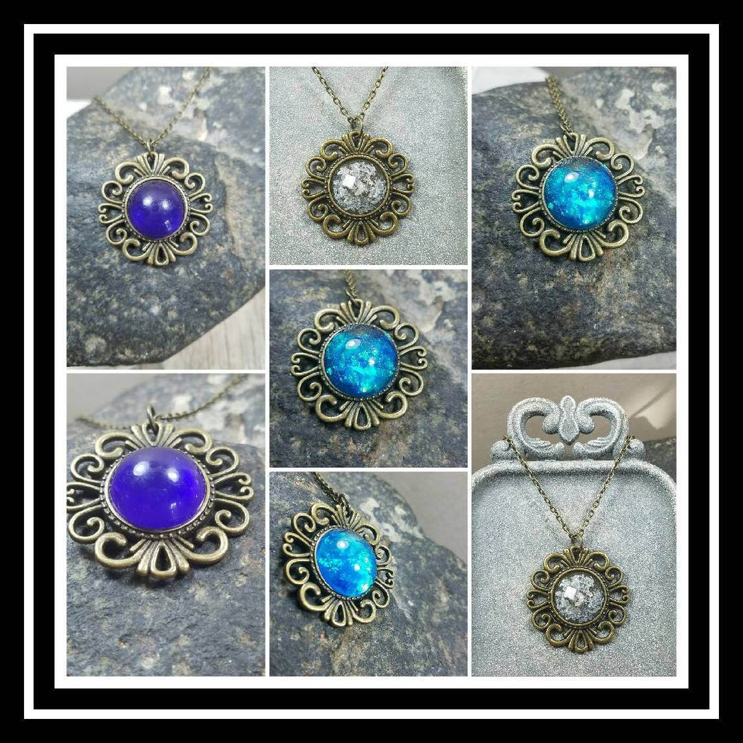 Bronze Memorial Ash Pendant/memorial Ash Jewelry/ Pet Memorial Ash ...