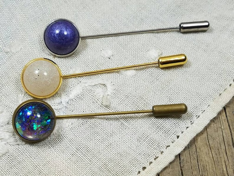 Memorial Ash Brooch Pin/cremation Jewelry/ Cremation Pin/pet - Etsy