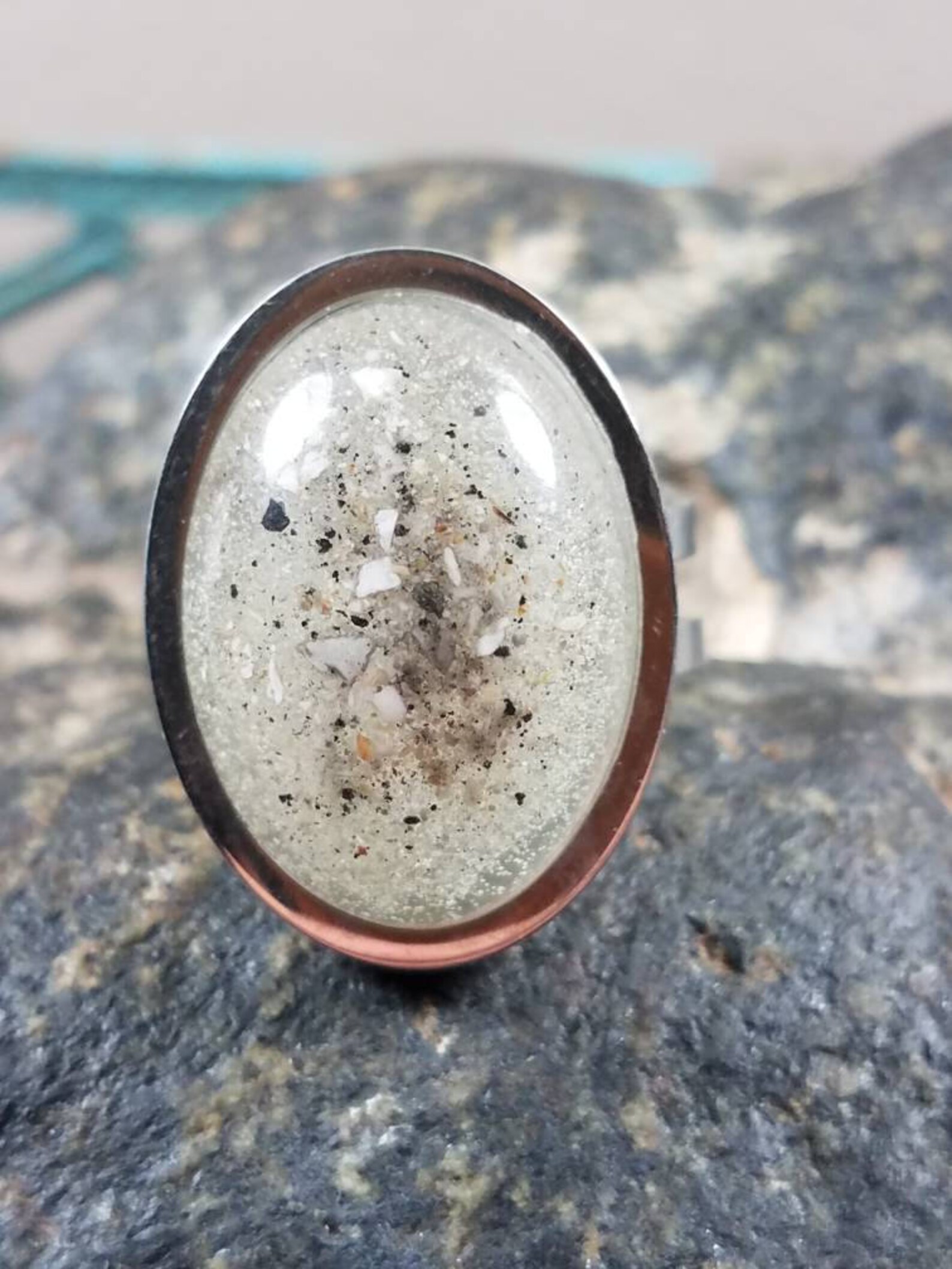 Memorial Ash Stainless Steel Ring/Memorial | Etsy