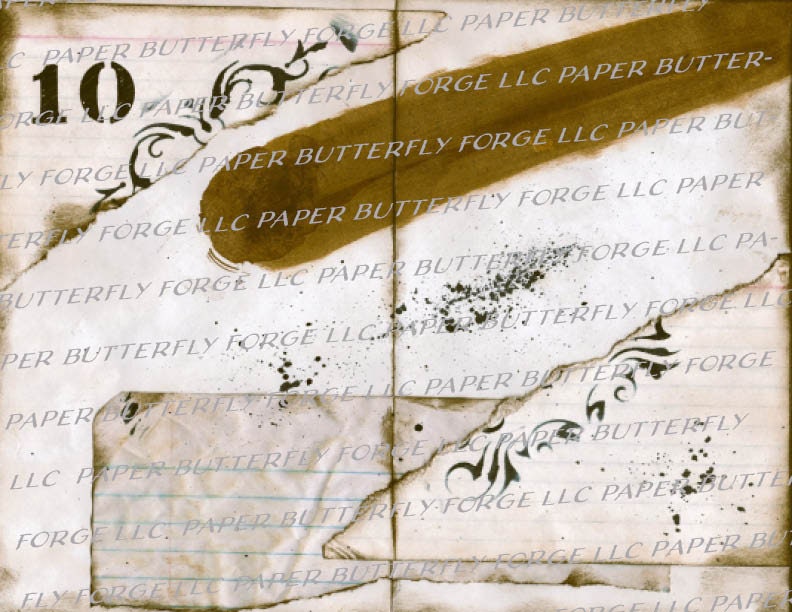 Printable Distressed Junk Journal Pages - Etsy