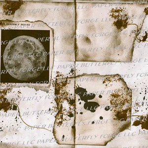 Printable Distressed Junk Journal Pages - Etsy