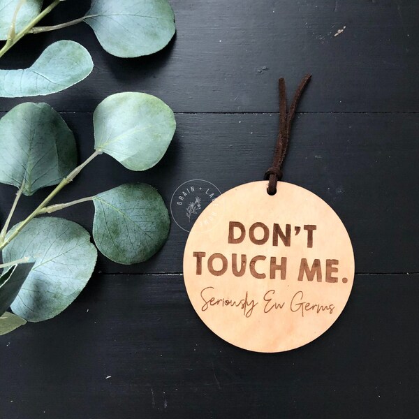 Funny Do Not Touch Sign - Etsy