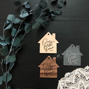 Our First Home Ornament Personalized Ornament Housewarming - Etsy