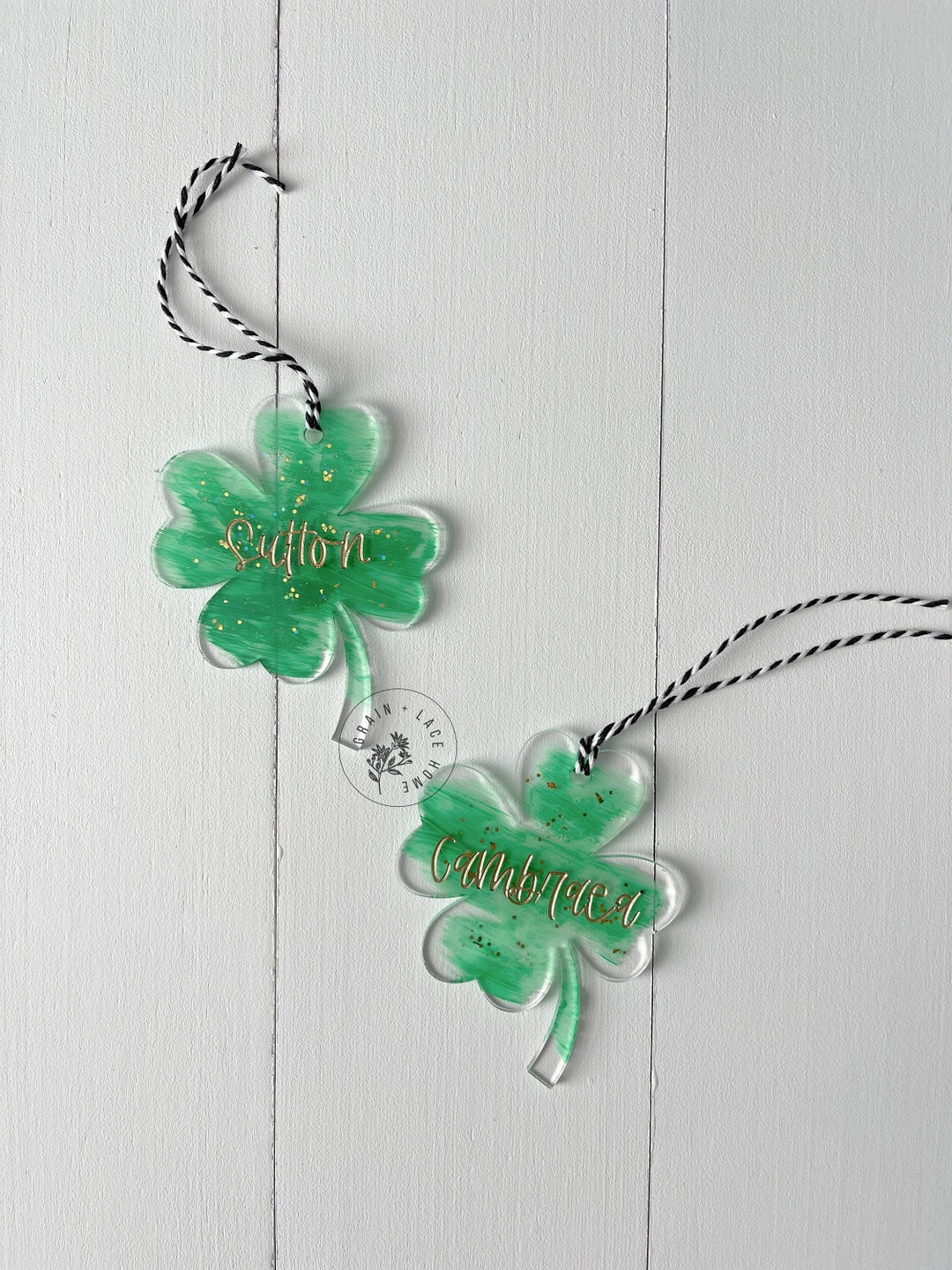 Clover Tag Shamrock Tag St. Patrick's Day Basket Tag St. Patrick's Day ...