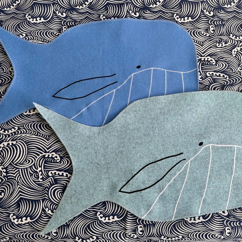 Whale Hot Water - Etsy UK