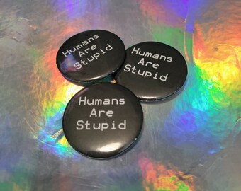 Stupid Buttons - Etsy