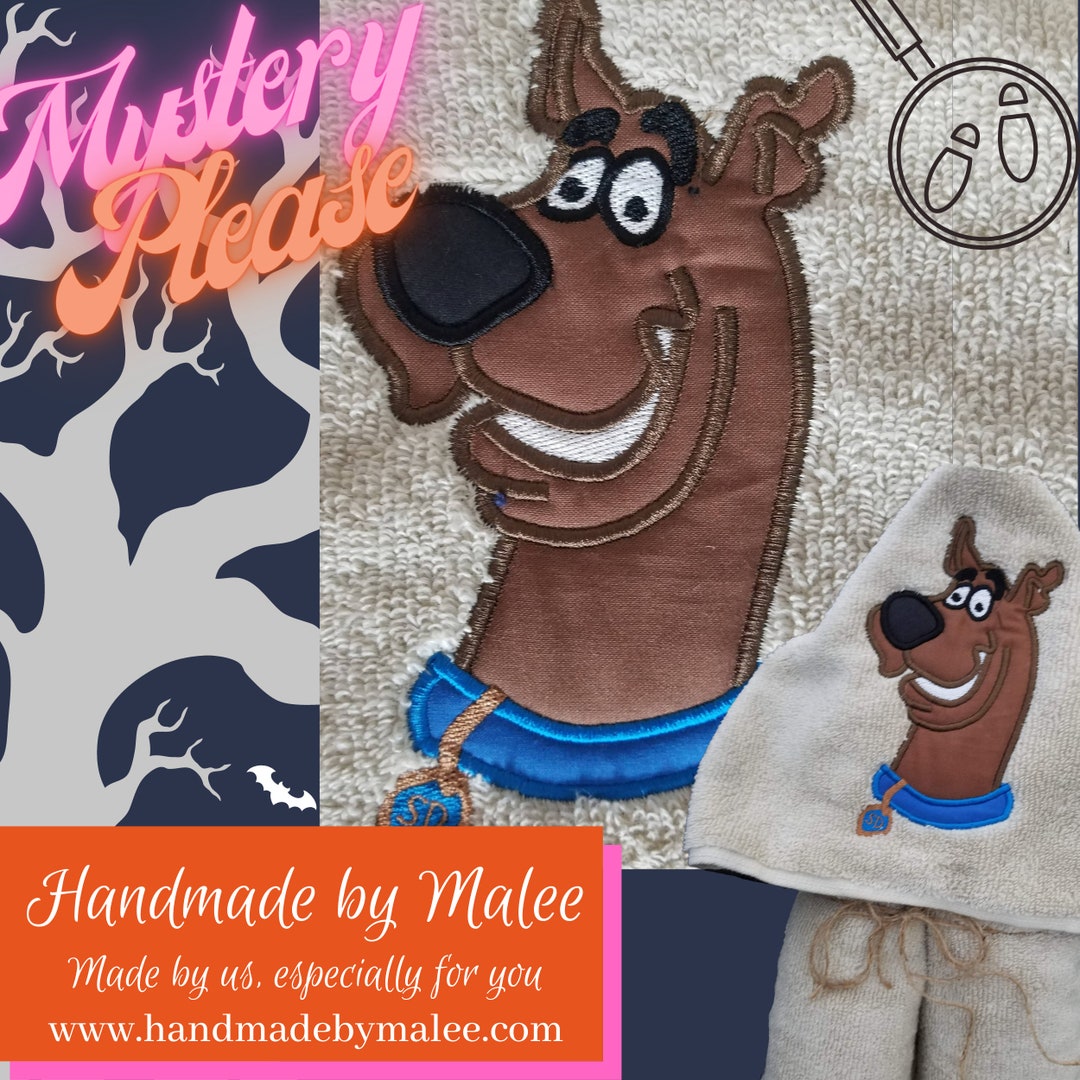 Scooby Dog Hooded Bath Towel, Hooded Kid's Towel, Beach Towel for Kids ...