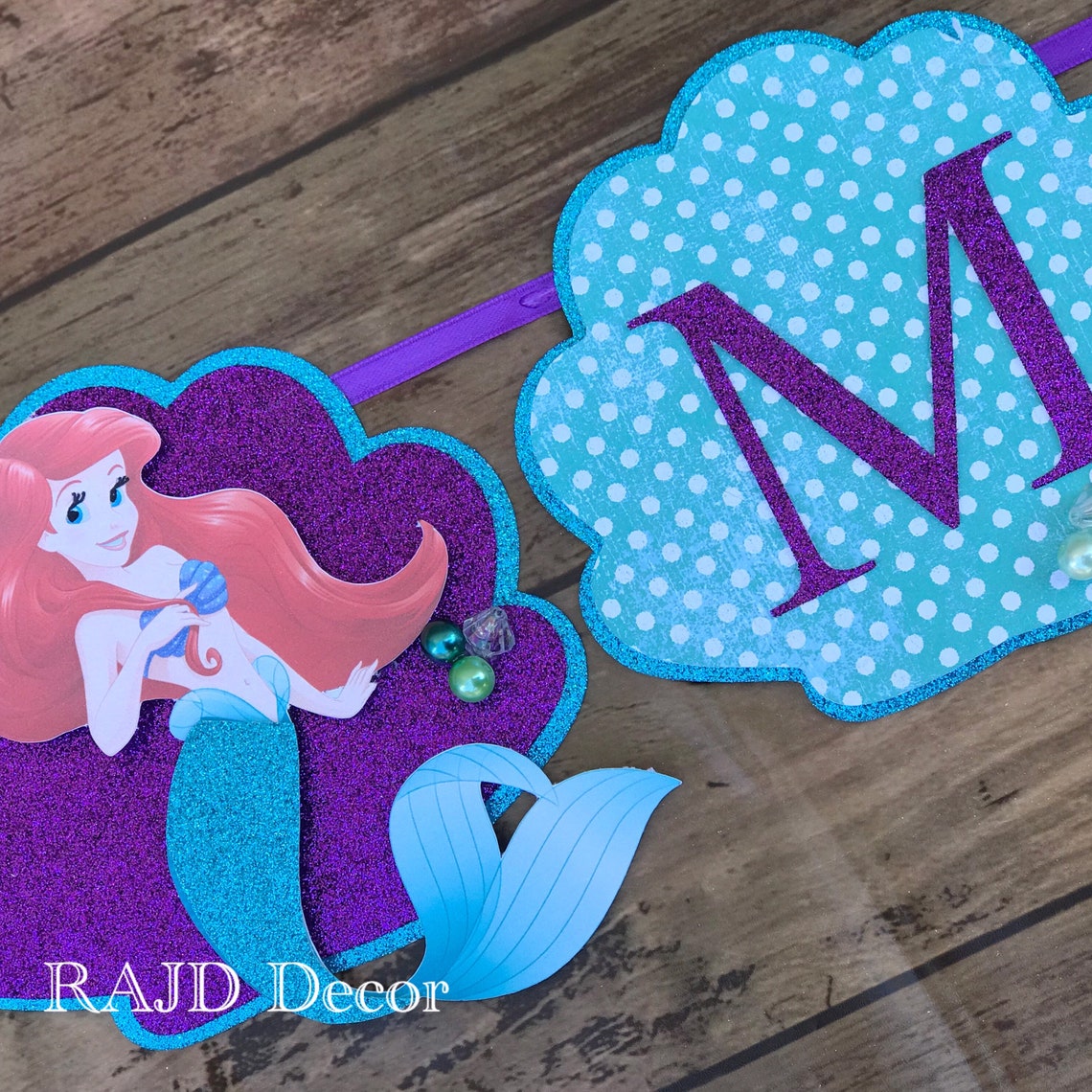 Little Mermaid Banner Customizable to Any Wording or | Etsy