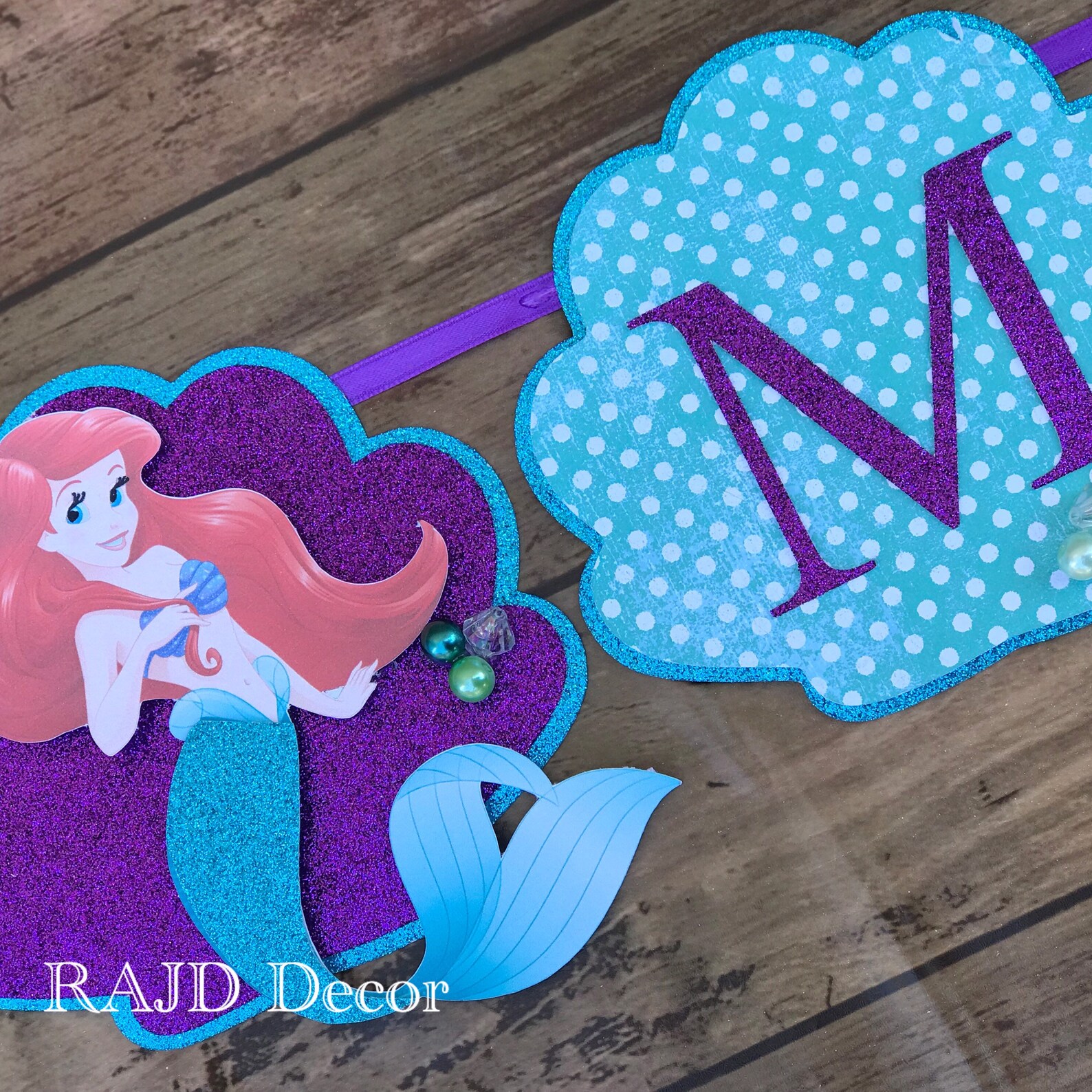 Little Mermaid Banner Customizable to Any Wording or | Etsy