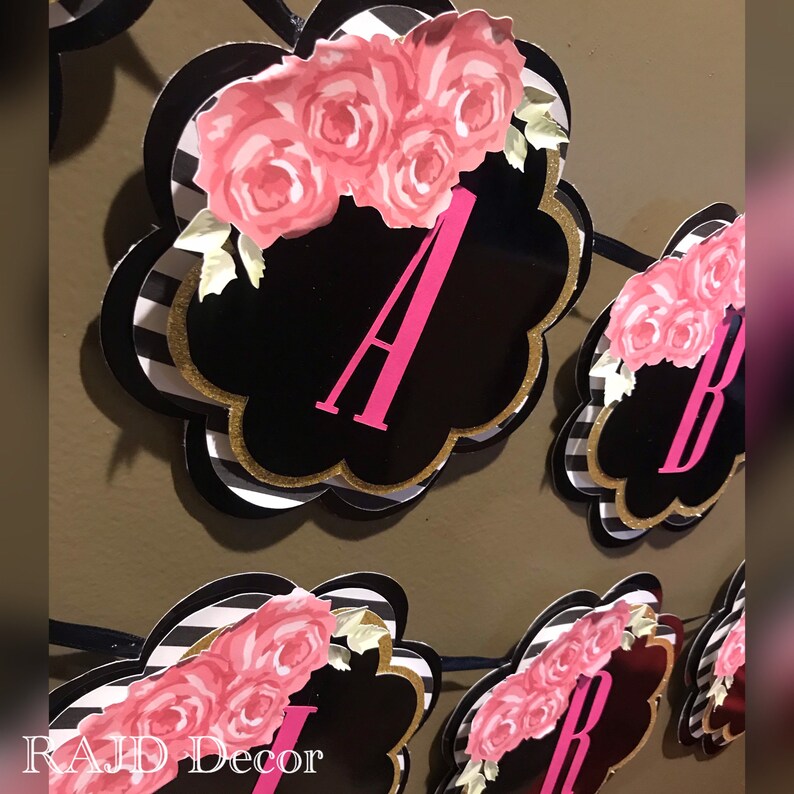 Kate Spade banner perfect for any occasion. | Etsy